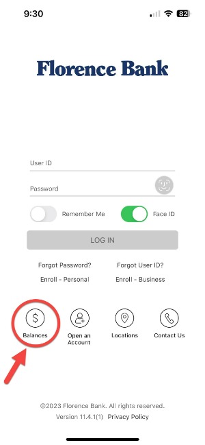 Fast Balances | Western MA Mobile Banking App | Florence Bank