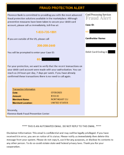 FraudDetect | Western MA Bank Fraud Alert | Florence Bank